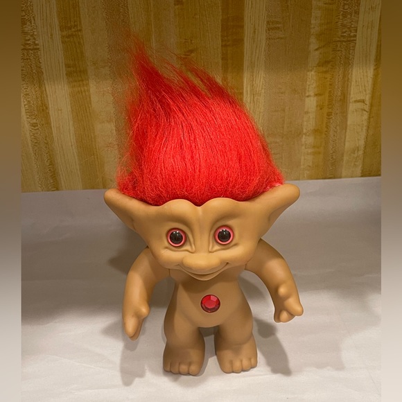 Ace Novelty | Toys | Vintage Ace Novelty Treasure Troll Red Hair Red ...
